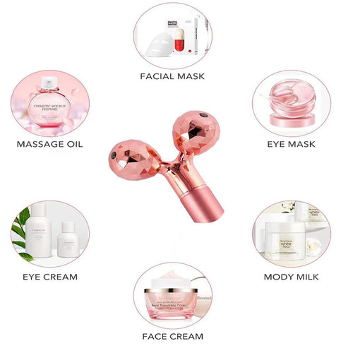 5-in-1 24K Gold Facial Massage & Beauty Roller Set – Kody Hub